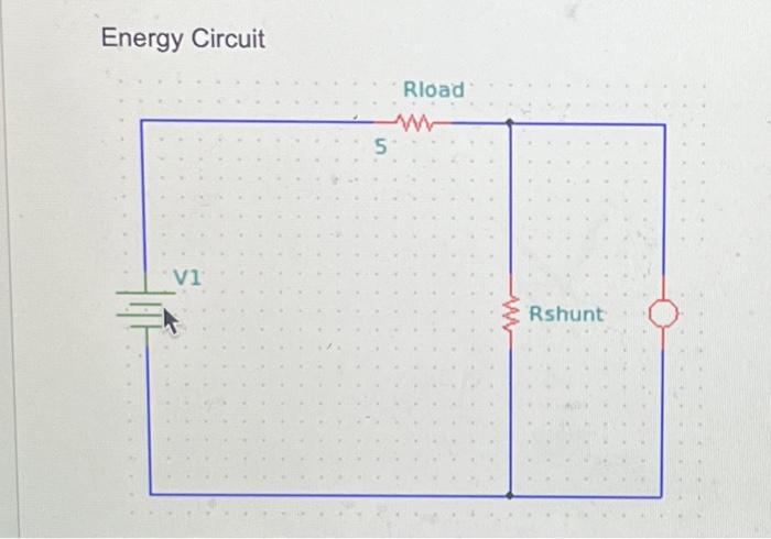 Solved In the Energy Circuit shown above, the voltage source | Chegg.com
