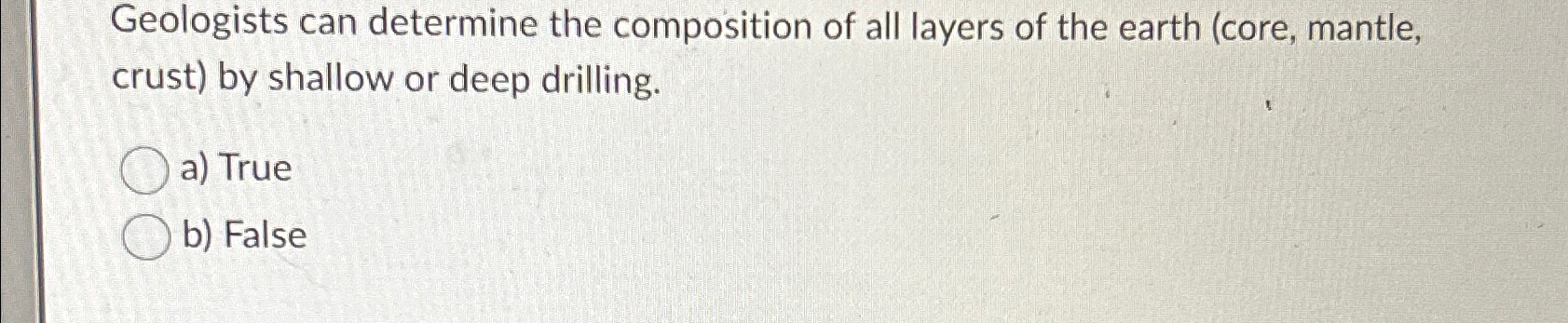 Solved Geologists can determine the composition of all | Chegg.com Solved Geologists can determine the composition of all | Chegg.com