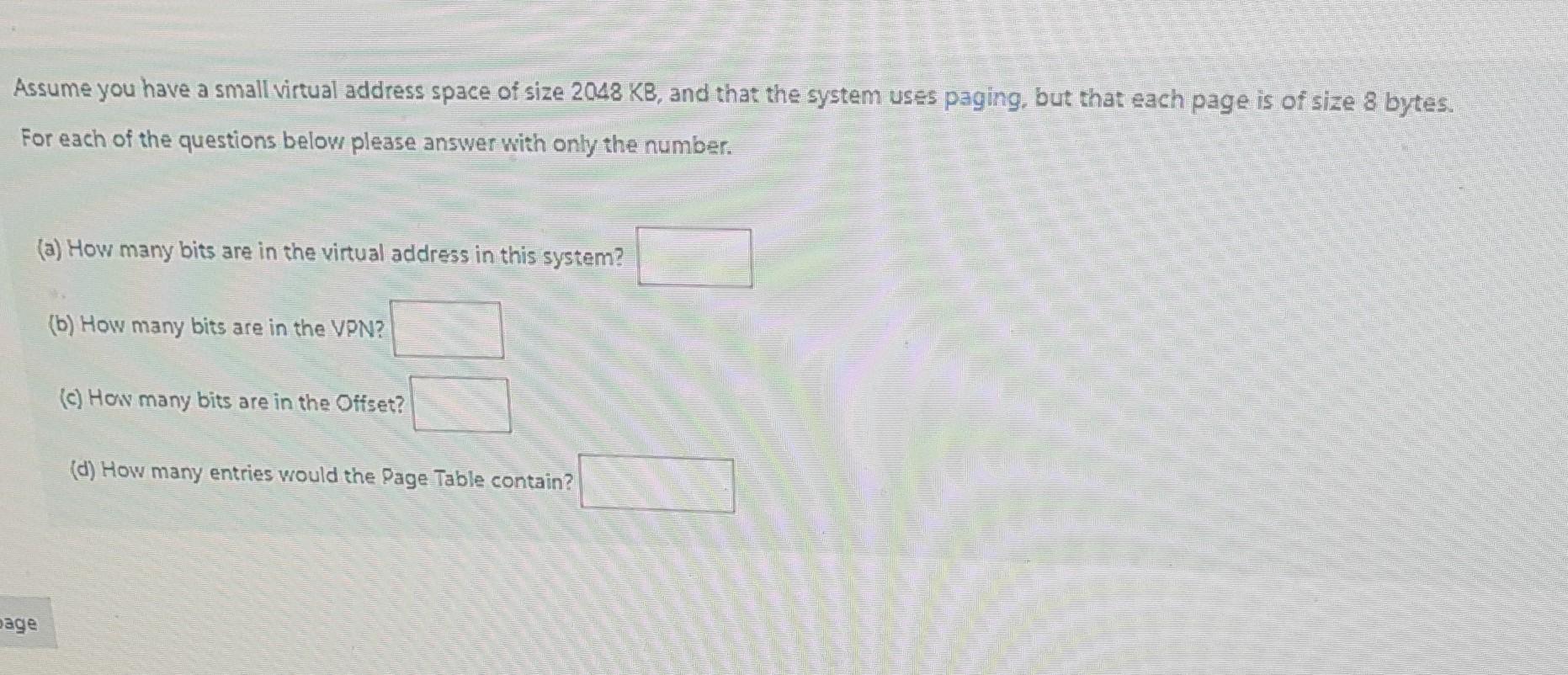 solved-assume-you-have-a-small-virtual-address-space-of-size-chegg