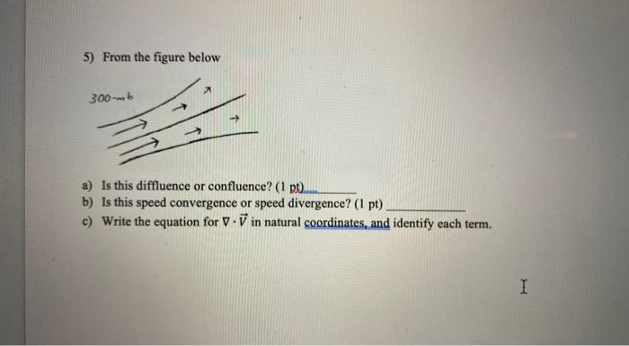 Solved 5) From the figure below 300-- a) Is this diffluence | Chegg.com
