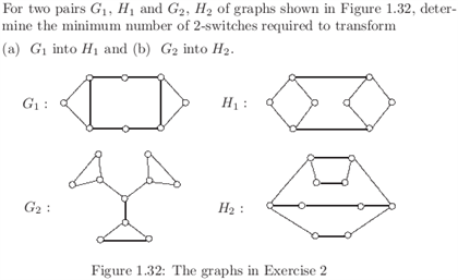 For two pairs G1, H1 and G2, H2 of graphs shown in | Chegg.com