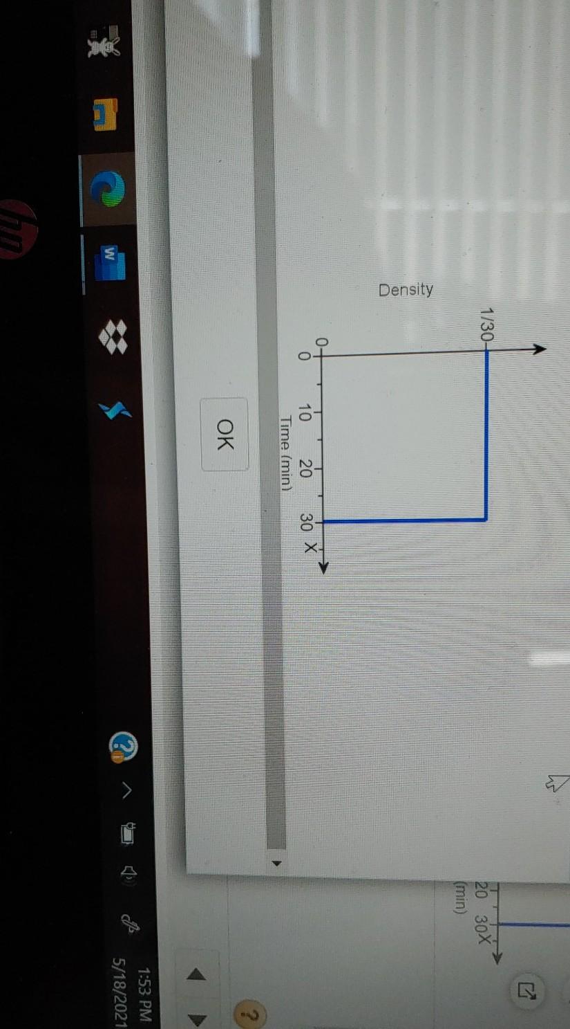 Solved The graph to the right is the uniform probability | Chegg.com