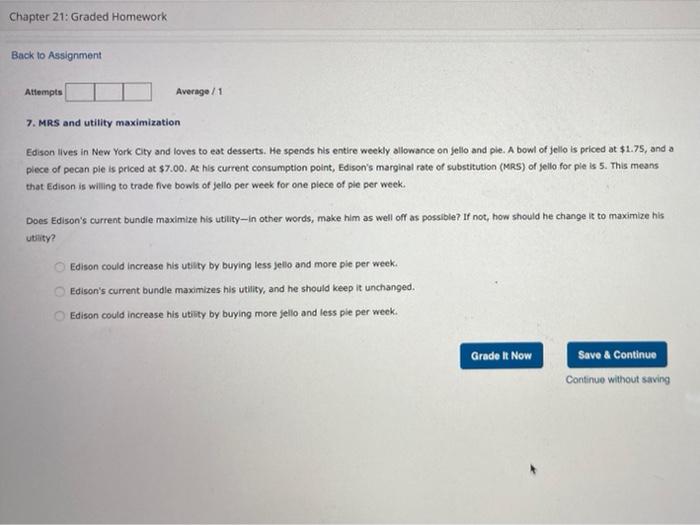 Solved Chapter 21: Graded Homework Back to Assignment | Chegg.com