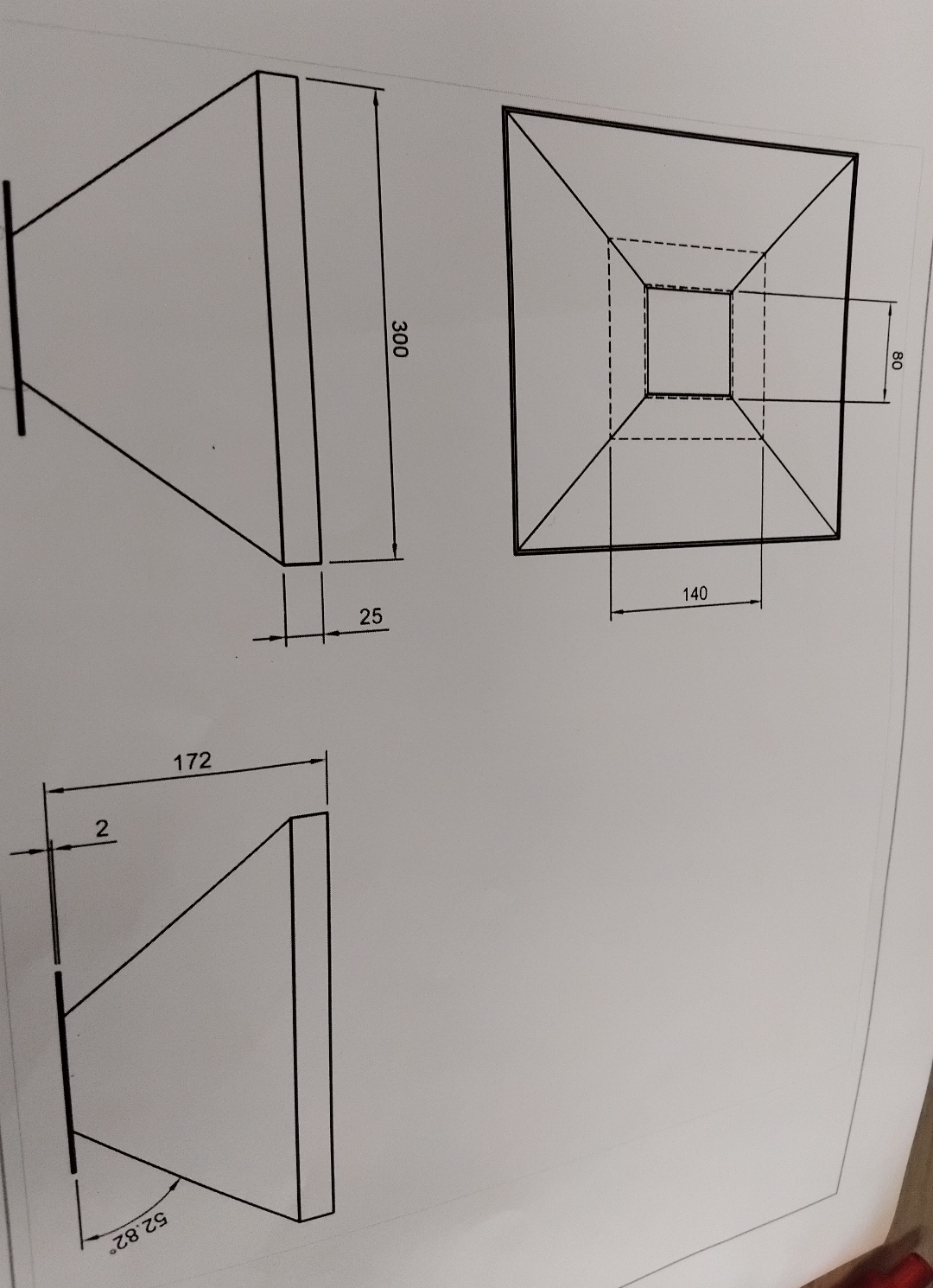 Solved Produce a pictorial sketch of a funnel without the | Chegg.com