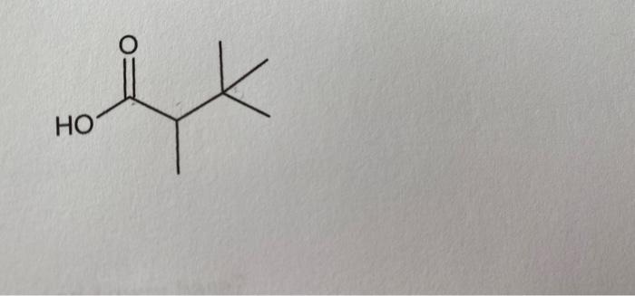 Solved Name the carboxylic acid | Chegg.com
