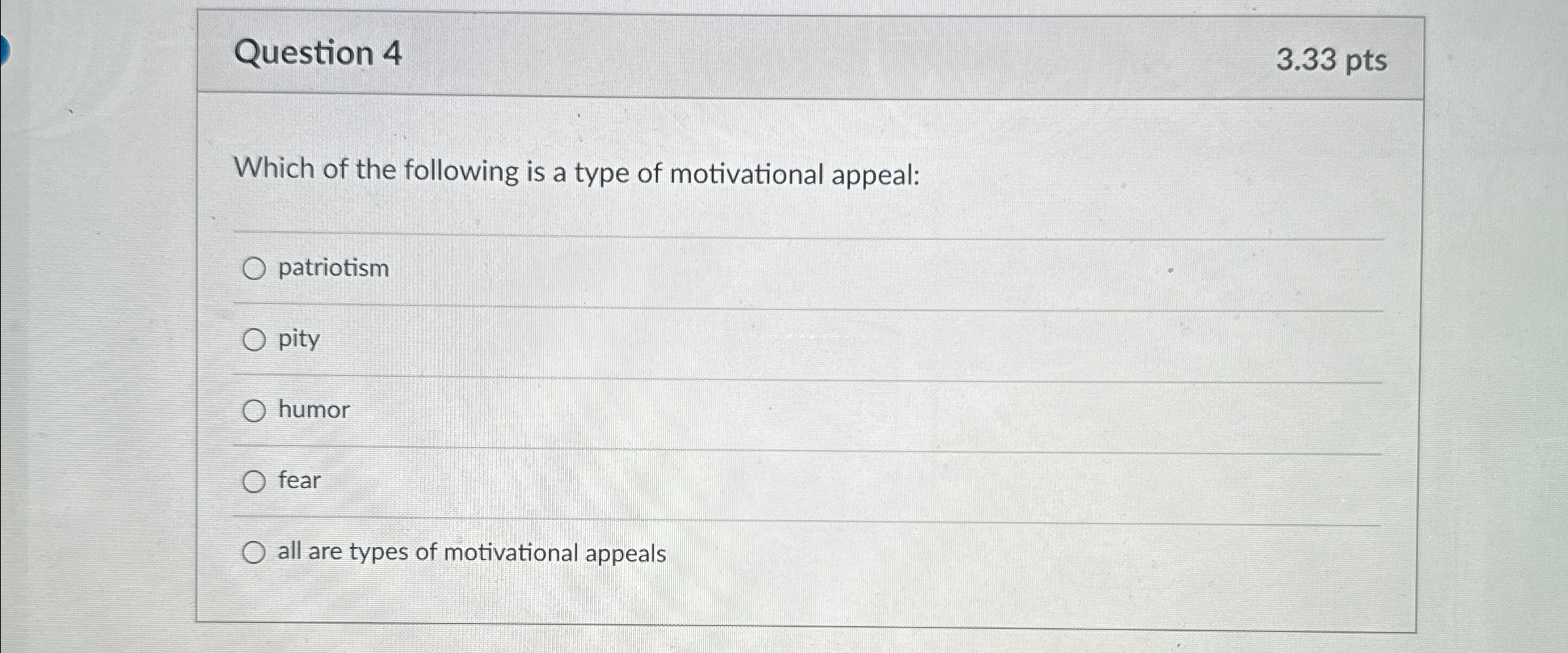 Solved Question 43.33ptsWhich of the following is a type of | Chegg.com