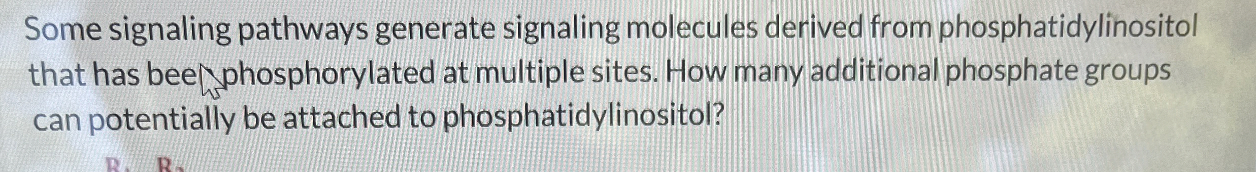 Solved Some signaling pathways generate signaling molecules | Chegg.com