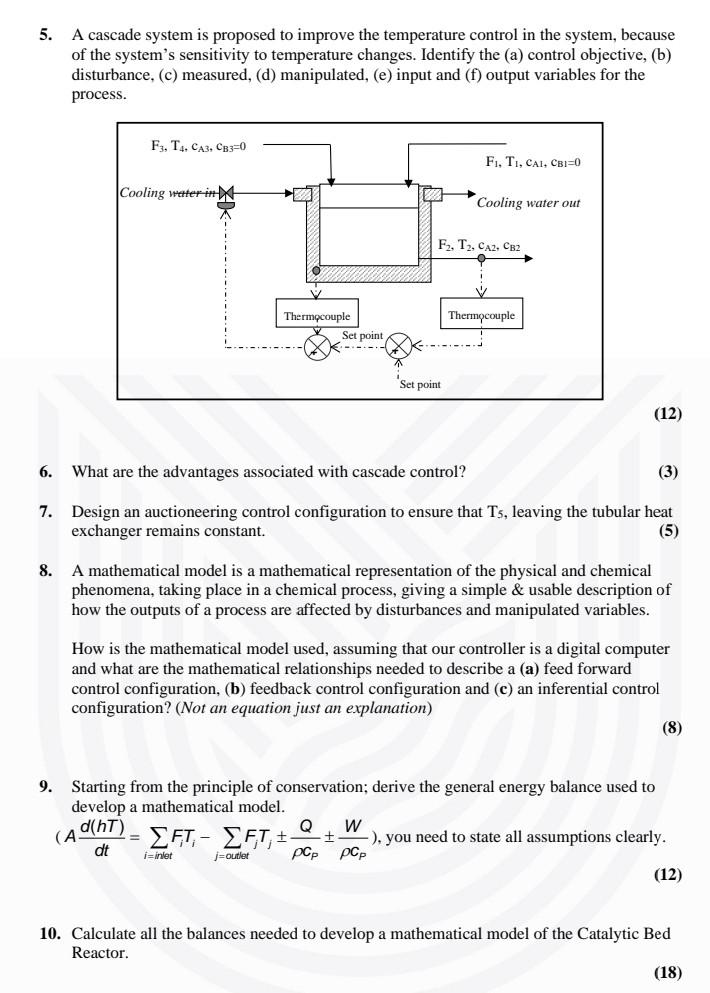 5. A cascade system is proposed to improve the | Chegg.com