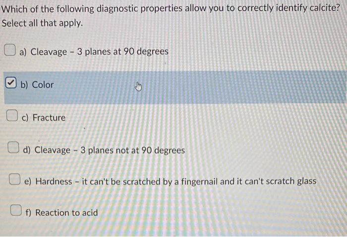 Solved Which of the following diagnostic properties allow | Chegg.com