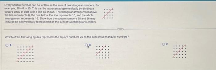 Solved Every square number can be written as the sum of two | Chegg.com