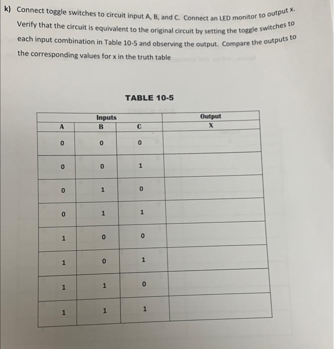 Solved 1. To determine the universality of the NAND gate. 2. | Chegg.com