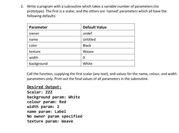 Solved 2 Write A Program With A Subroutine Which Takes A 