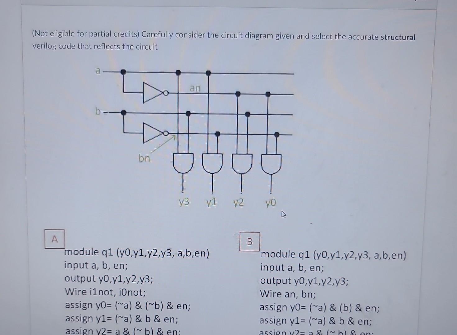 Solved (Not eligible for partial credits) Carefully consider | Chegg.com