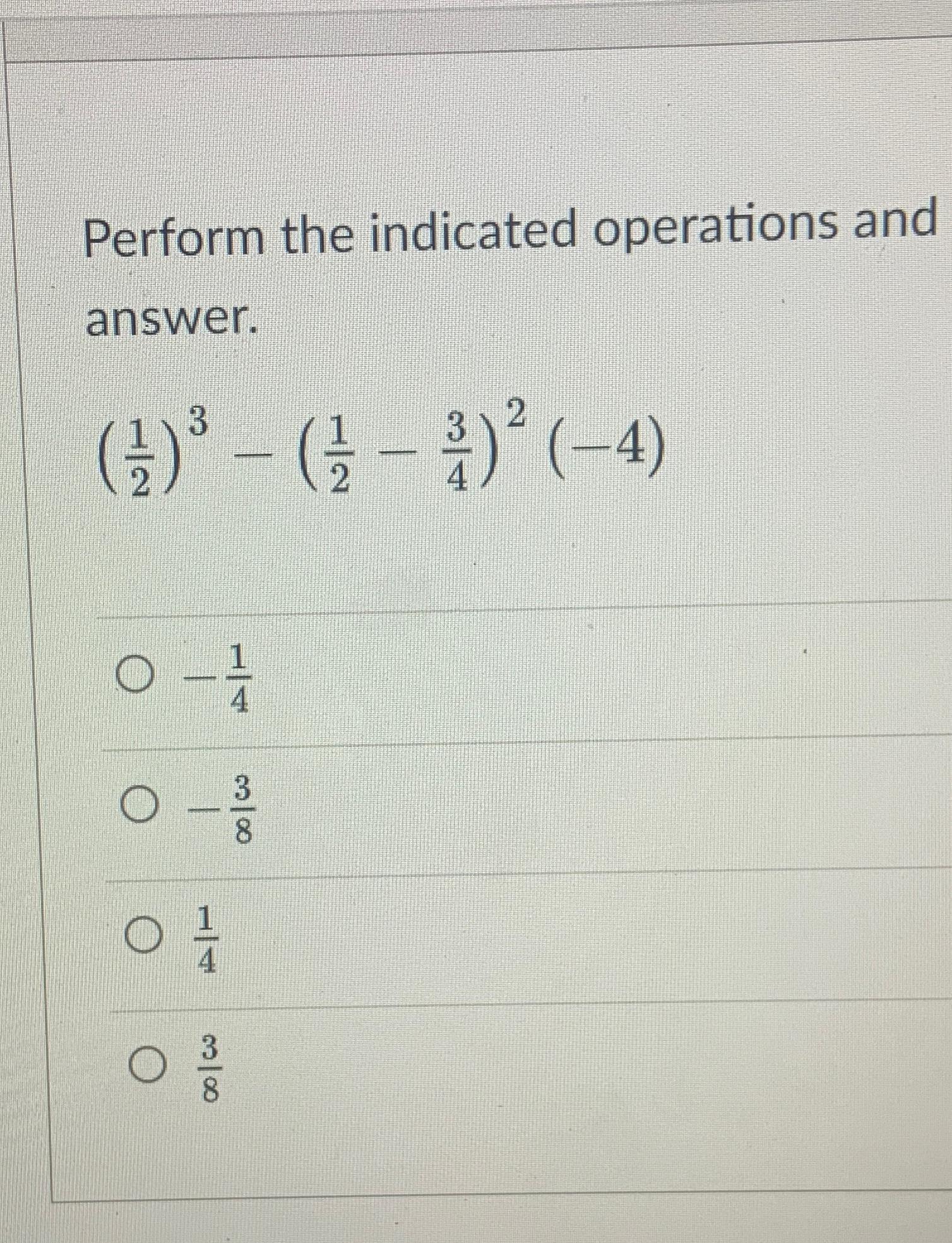 Solved Perform the indicated operations and | Chegg.com