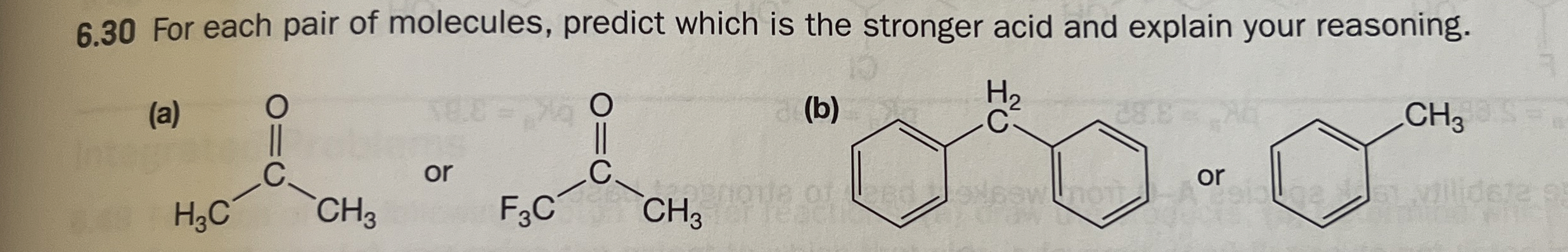 Solved 6.30 ﻿For each pair of molecules, predict which is | Chegg.com