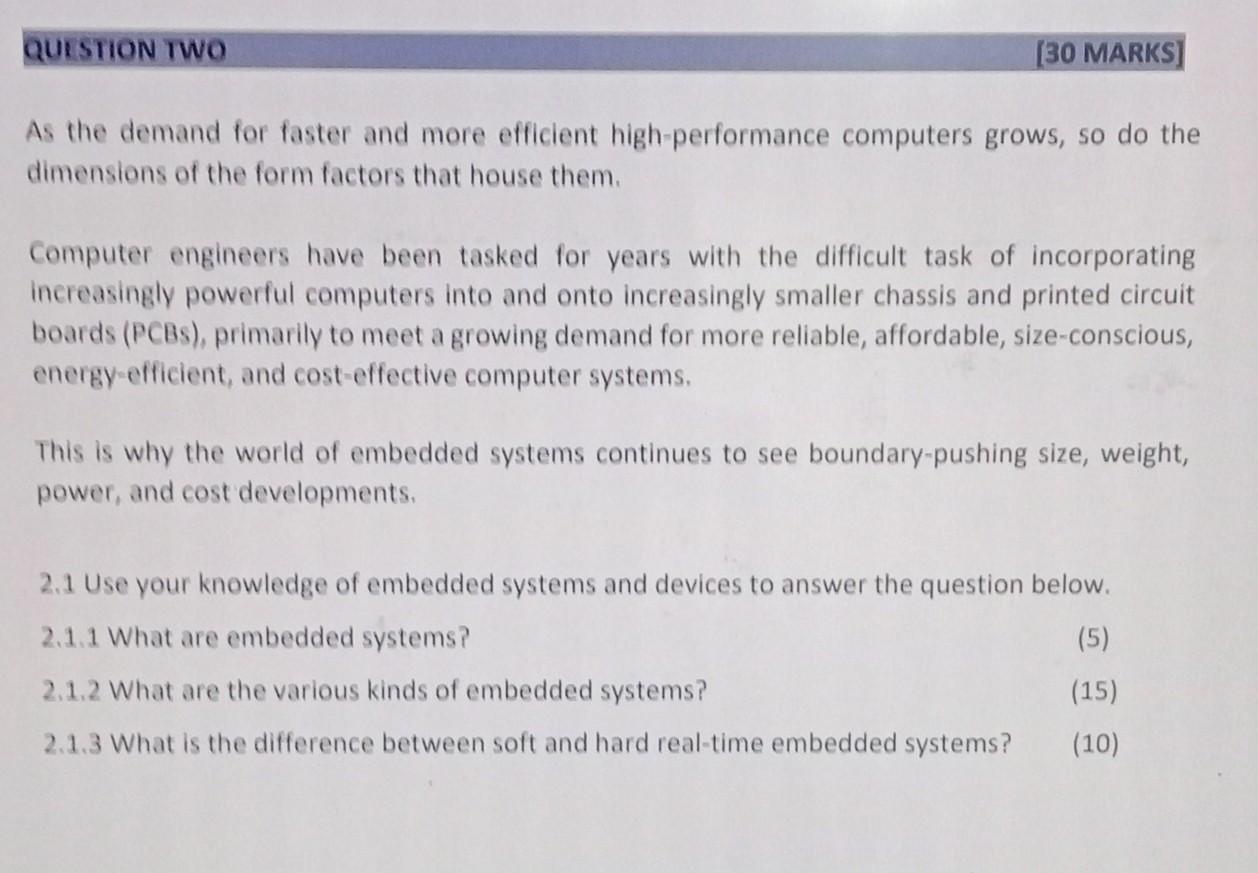 Solved As the demand for faster and more efficient | Chegg.com