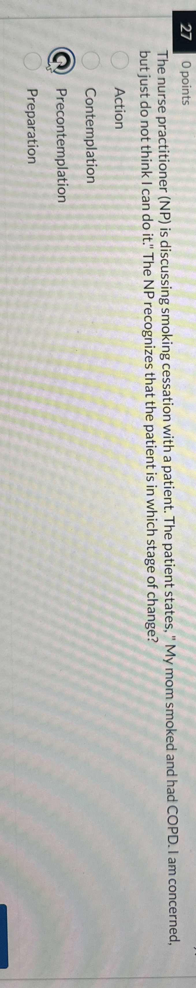 Solved 270 ﻿pointsThe nurse practitioner (NP) ﻿is discussing | Chegg.com