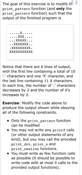 Solved #include #include void print_dot(){ printf("."); | Chegg.com