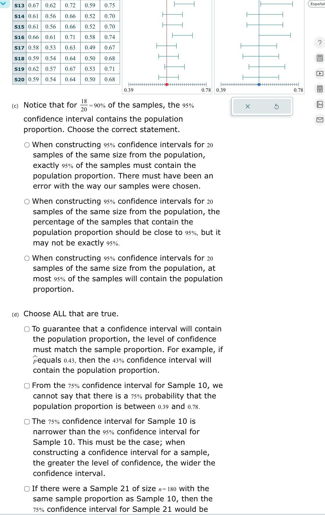 Solved You are looking at a population and are interested in | Chegg.com