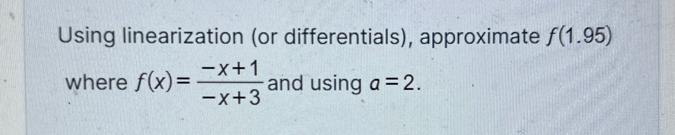 Solved Using linearization (or differentials), ﻿approximate | Chegg.com