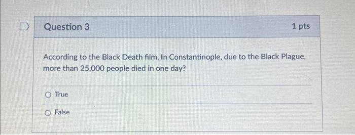 According to the Black Death film, In 1392 C.E. the | Chegg.com