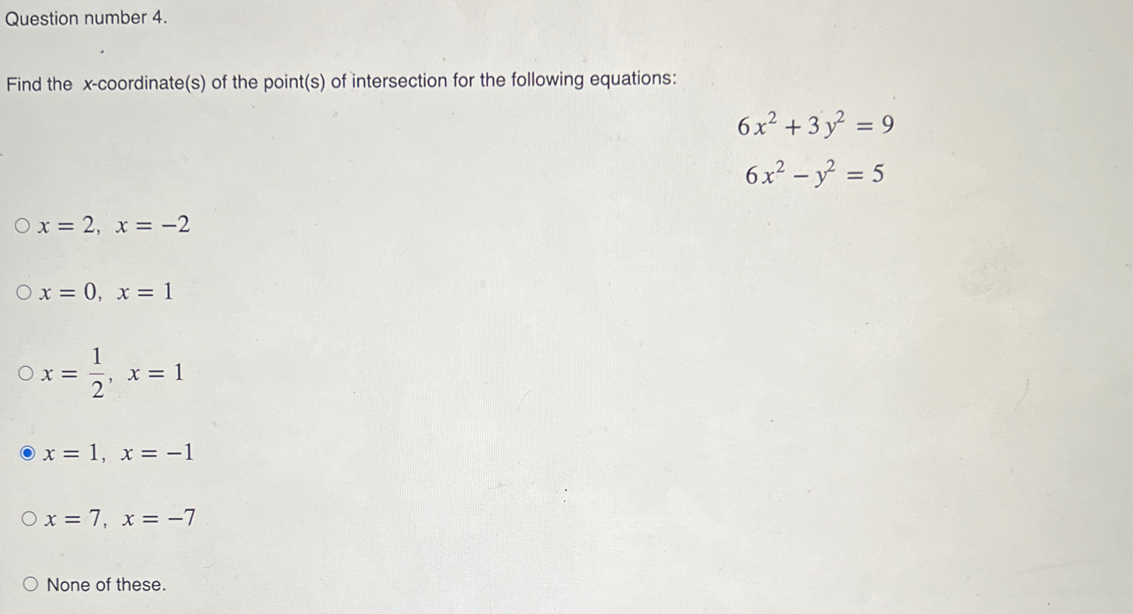 Solved Question number 4.Find the x-coordinate(s) ﻿of the | Chegg.com