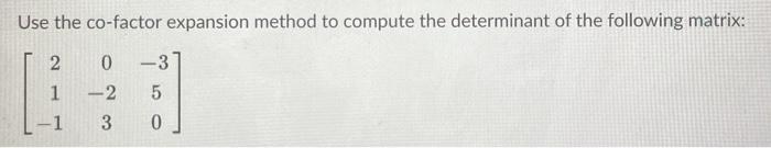 Solved Use the matrix inversion algorithm to find the | Chegg.com