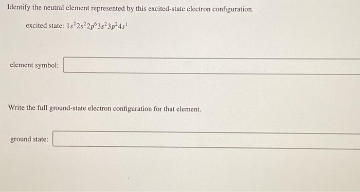 Solved Identify the neutral element represented by this | Chegg.com