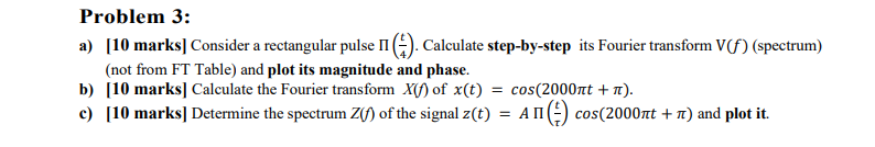 Solved Problem 3:a) [10 ﻿marks] ﻿Consider a rectangular | Chegg.com