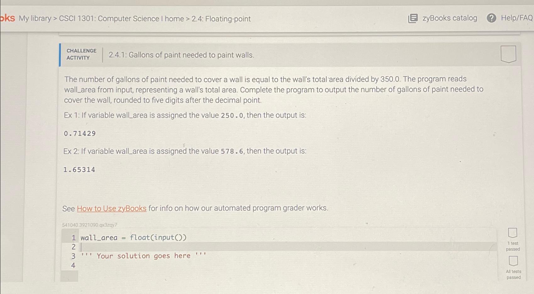 Solved oks My library > ﻿CSCl 1301: Computer Science I home | Chegg.com