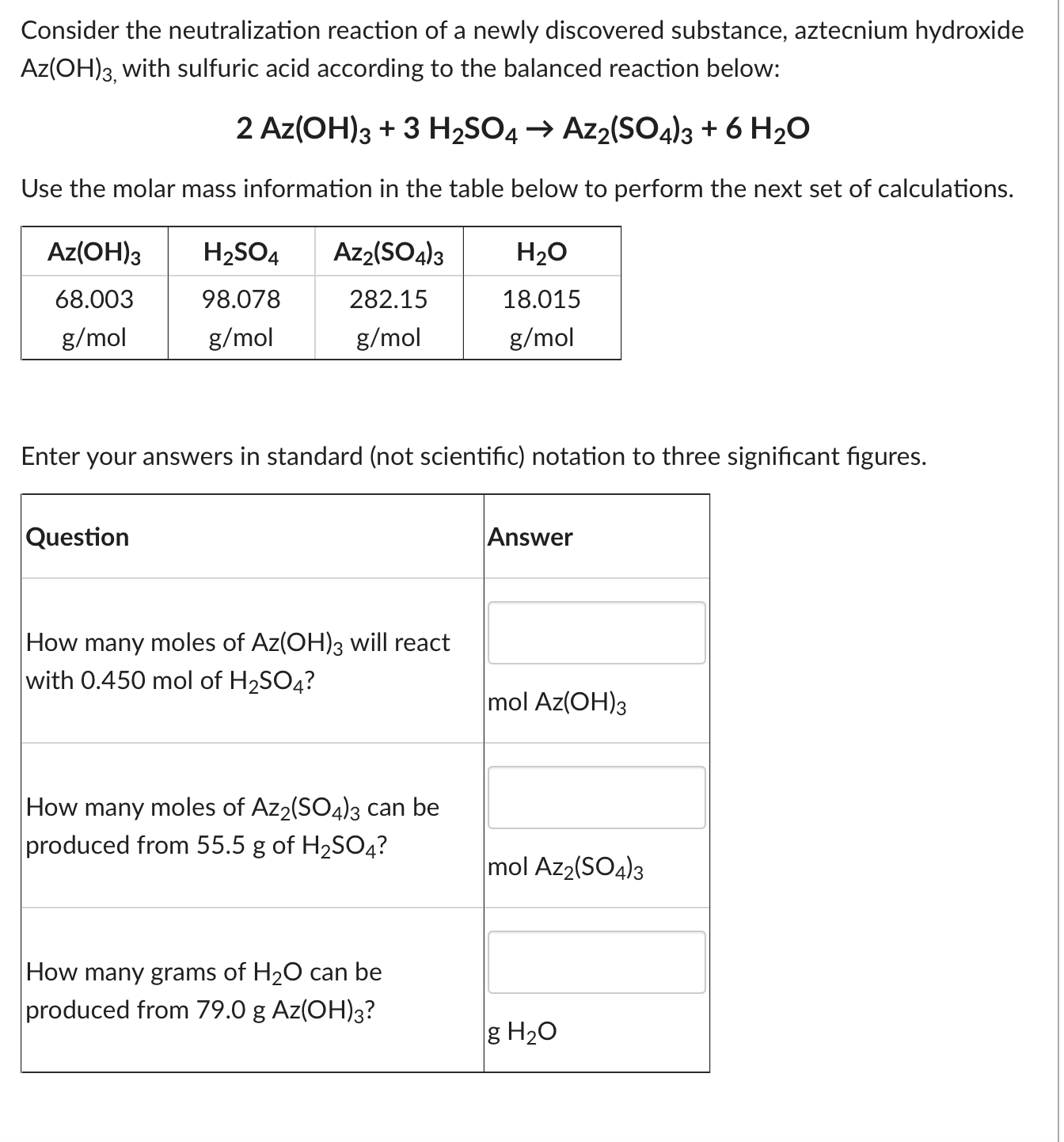 Consider the neutralization reaction of a newly | Chegg.com