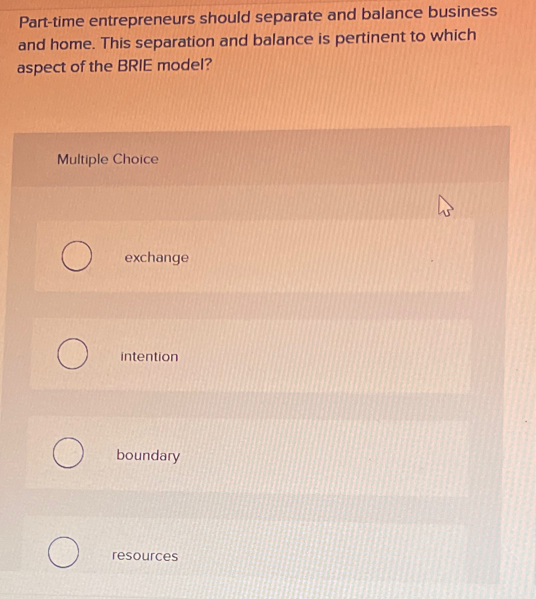 Solved Part-time entrepreneurs should separate and balance | Chegg.com