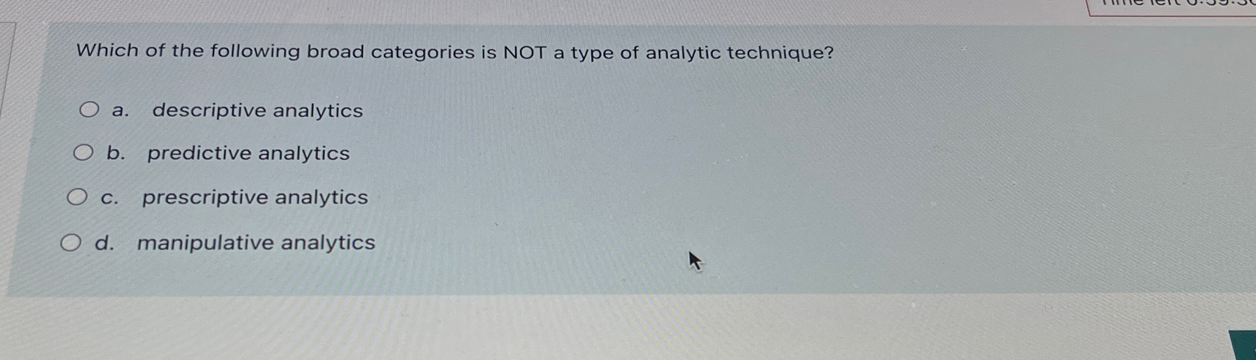Solved Which of the following broad categories is NOT a type | Chegg.com
