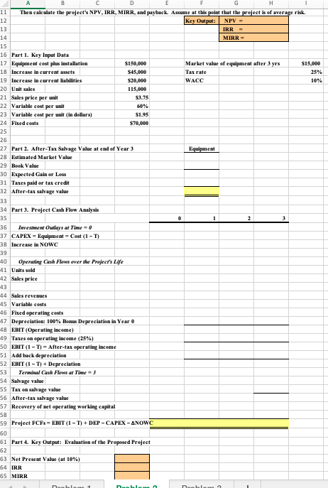 Solved MUST SUBMIT FORMULAS TOOMark is expanding a new | Chegg.com