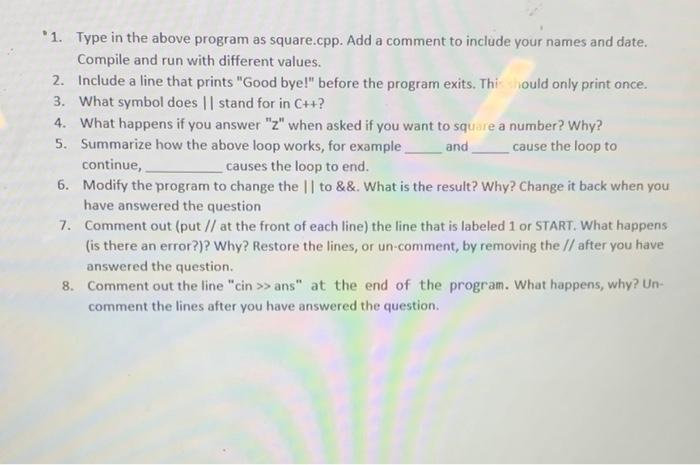 Solved Include Using Namespace Std Int Main Char