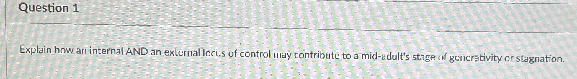 Solved Question 1Explain how an internal AND an external | Chegg.com