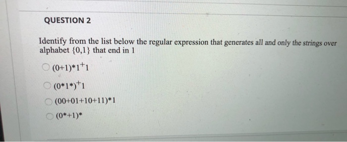 Solved QUESTION 1 When we convert an automaton to a regular | Chegg.com