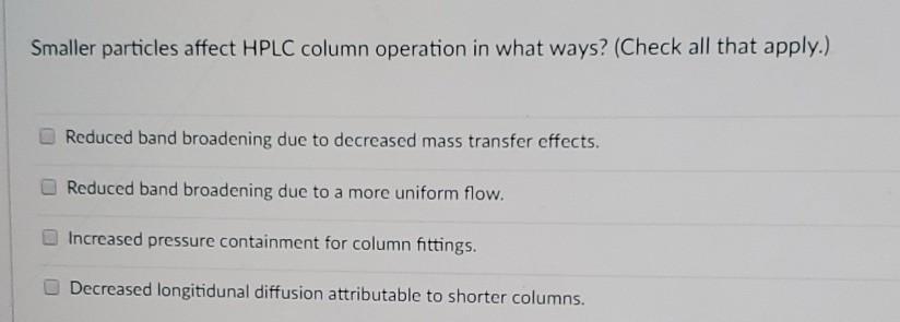 Solved The general elution problem is solved in GC by using | Chegg.com