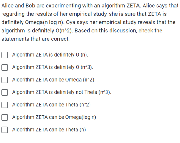 Solved Alice and Bob are experimenting with an algorithm | Chegg.com