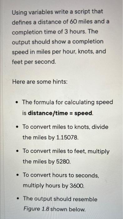 Solved Using variables write a script that defines a | Chegg.com