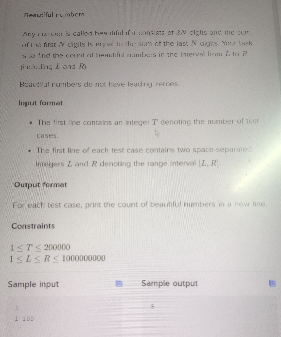 Solved Beautiful numbersAny number is called beautiful if it | Chegg.com