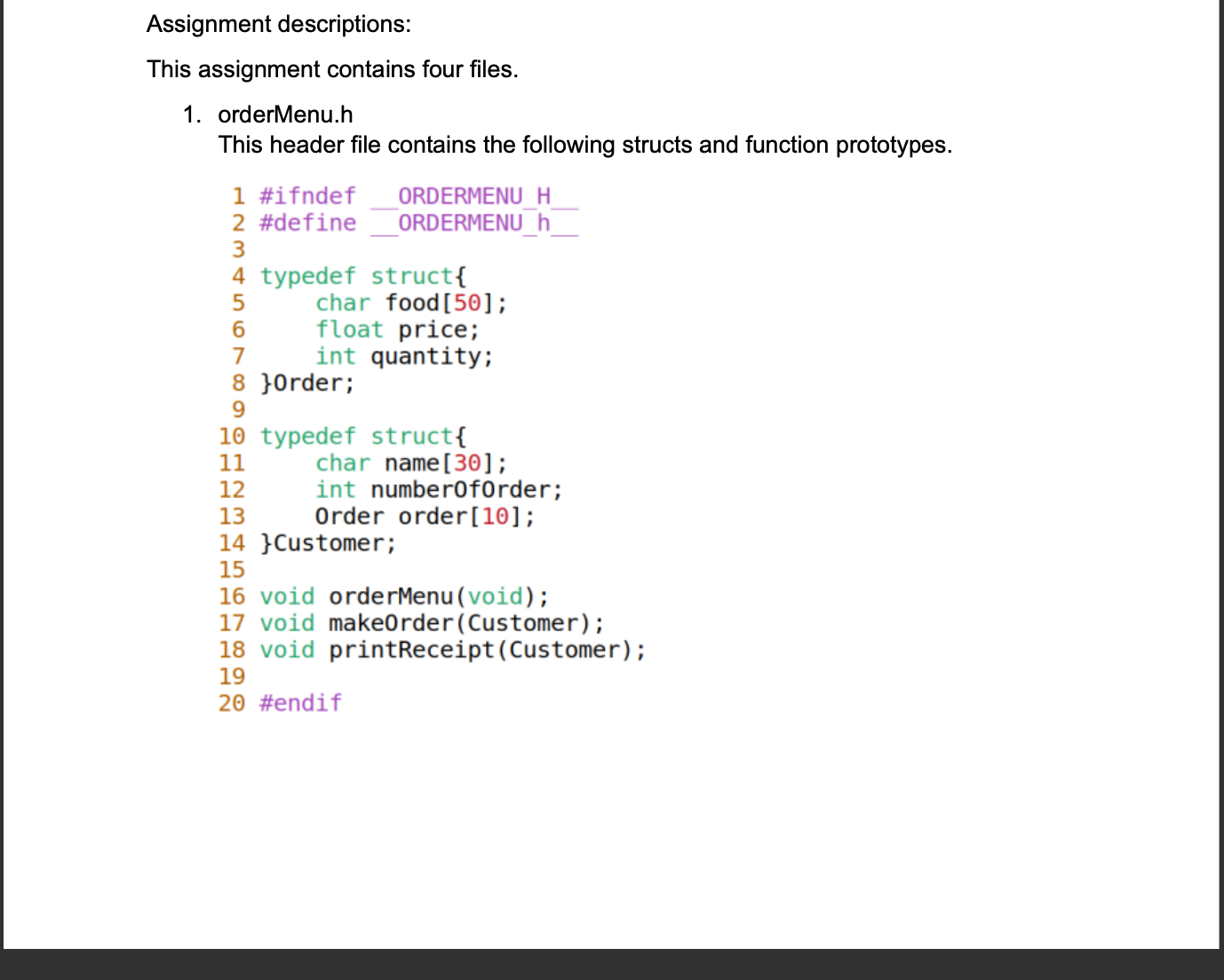 Solved Assignment descriptions:This assignment contains four | Chegg.com