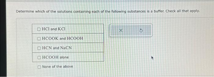 Solved Determine which of the solutions containing each of | Chegg.com