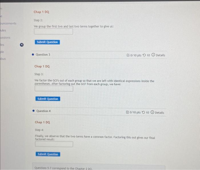 We need to find two numbers that add up to and also | Chegg.com