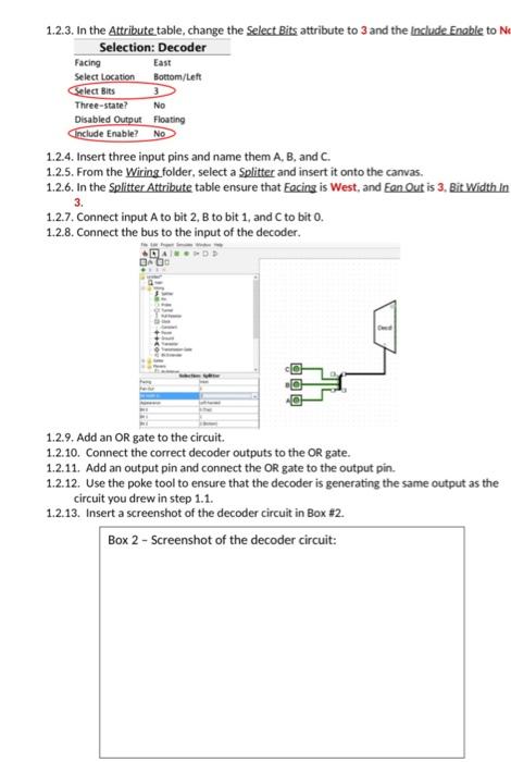 Solved Lab #8 - Combinational Logic Modules: Decoders Name: | Chegg.com