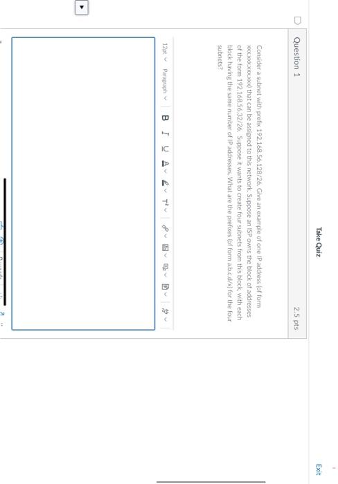 Solved Consider a subnet with prefix 192.168.56.128/26. Cive | Chegg.com