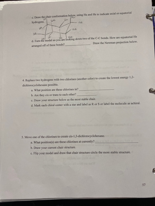 Solved 1. Construct ethane. a. Draw a bond-line structure of | Chegg.com