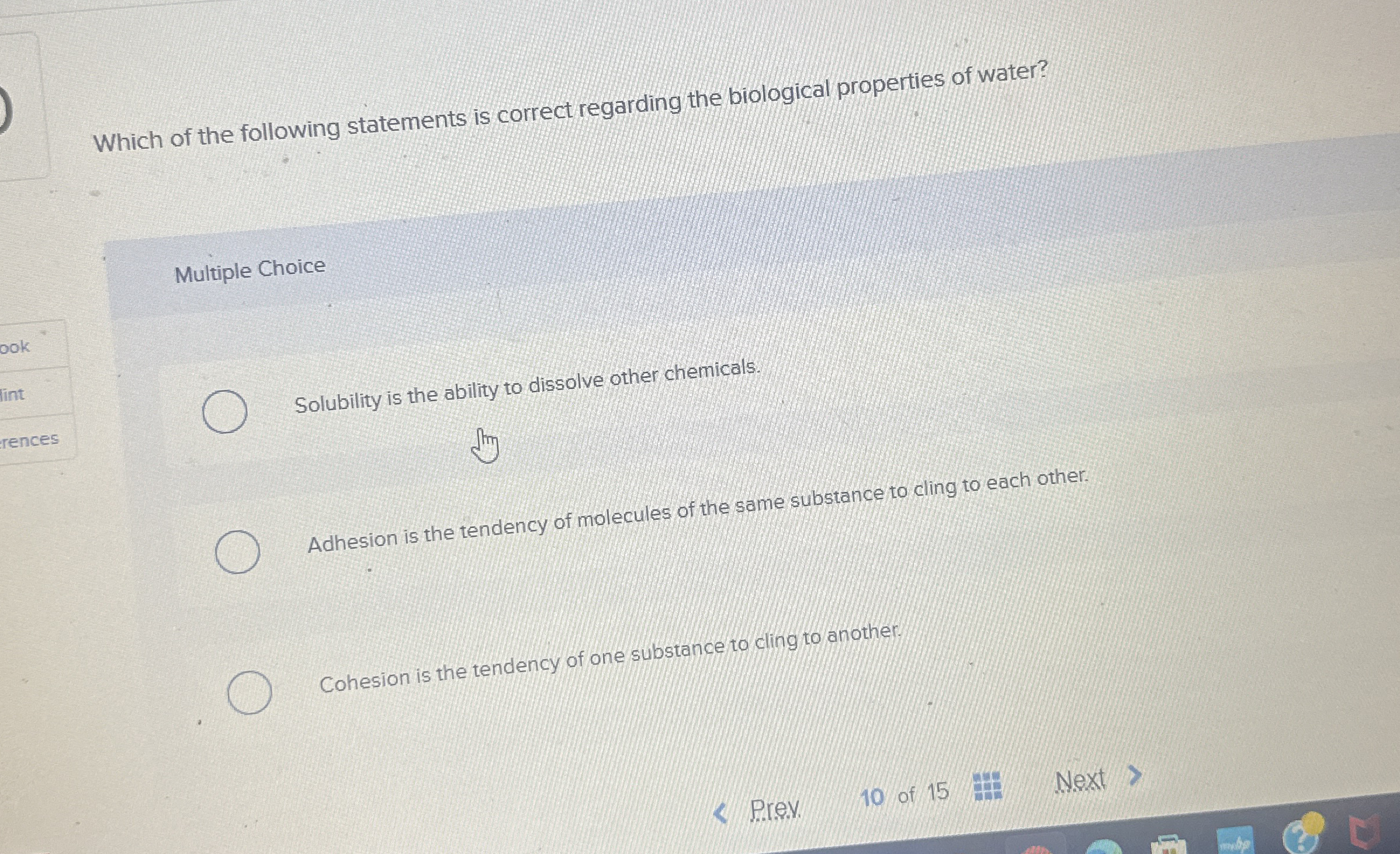 Solved Which of the following statements is correct | Chegg.com