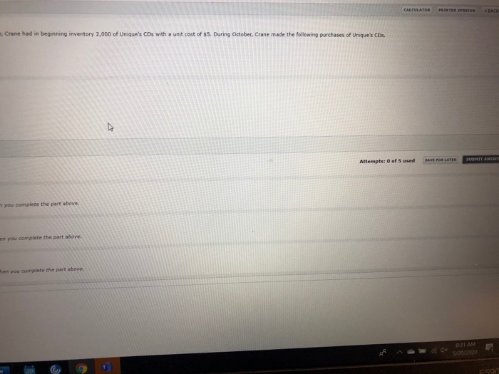 Solved Problem 6-02A a, b1-b2, c (Part Level Submission) | Chegg.com