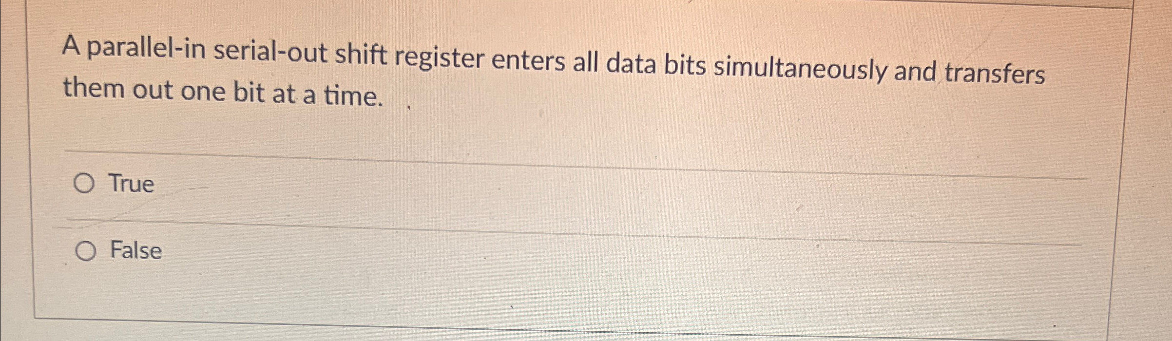 Solved A parallel-in serial-out shift register enters all | Chegg.com